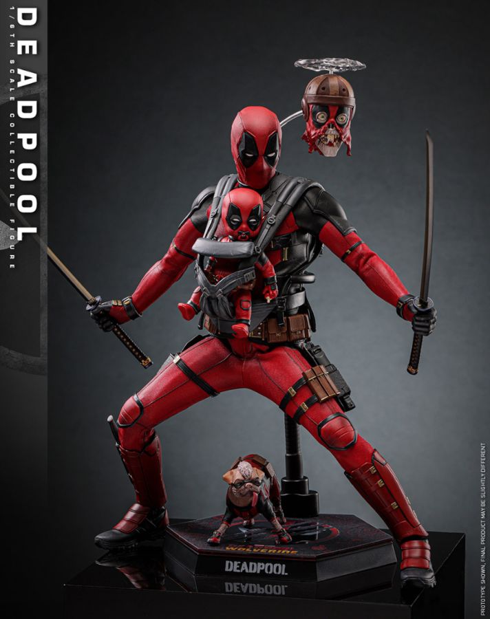 Hot Toys Deadpool and Wolverine Deadpool 1:6 Scale Collectable Action ...